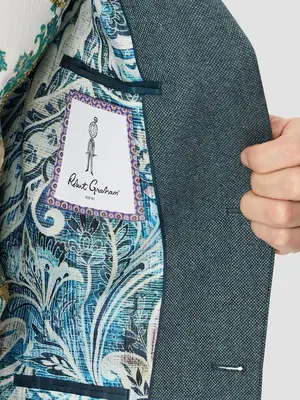 Robert Graham Galadean Textured Wool-blend Sport Coat