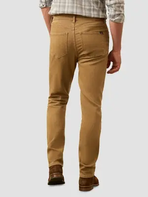 Faherty Brand Stretch Terry Five-pocket Pants - Elk Brown