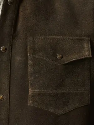 Robert Graham Marstow Suede Shirt Jacket