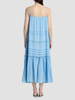 Ramy Brook Ruby Pintuck Midi-dress