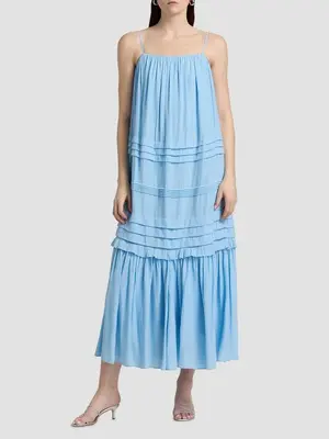 Ramy Brook Ruby Pintuck Midi-dress