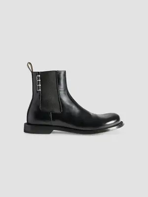 JW Anderson Leather Chelsea Loafer Boots