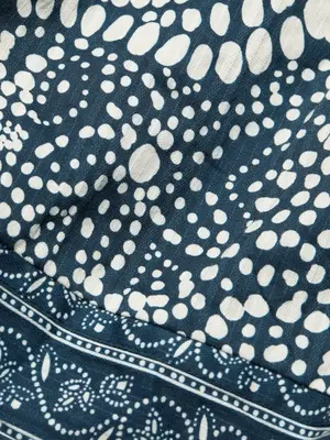 Ramy Brook Quinn Dot-print Cotton Shorts