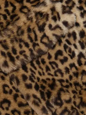 Ba&sh Jaros Leapard-print Faux-fur Coat