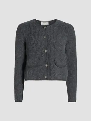 Ba&sh Harry Brushed Flap-pocket Cardigan