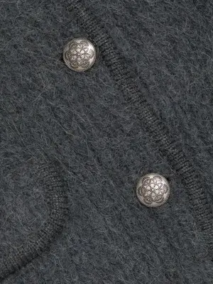 Ba&sh Harry Brushed Flap-pocket Cardigan
