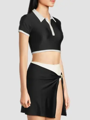 SHANI SHEMER Chloe Cover-up Crop Top