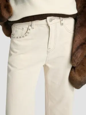 Ba&sh Stunner Studden Straight Jeans