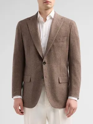 Kiton Woven Cashmere Sport Coat