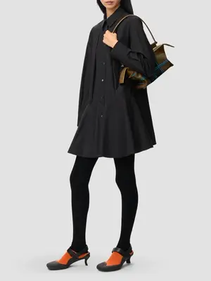 Loewe Cotton Drop-waist Midi-shirtdress