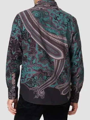 Robert Graham Beaded Paisley Woven Shirt