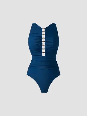 Miraclesuit Razzle Dazzle Swizzle One-piece Swimsuit - Twilight
