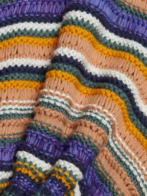 Ba&sh Farfaela Striped Cotton Sweater