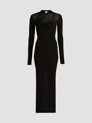 Nanushka Artemiz Bodycon Midi-dress - Anthracite