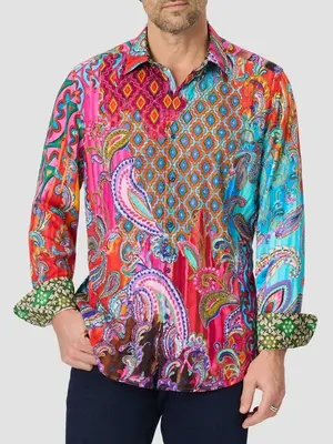 Robert Graham Embellished Paisley Shirt