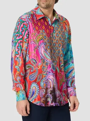 Robert Graham Embellished Paisley Shirt