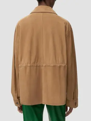 Loewe Workwear High-low Suede Jacket