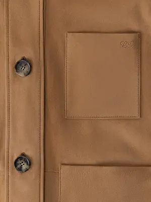 Loewe Workwear High-low Suede Jacket