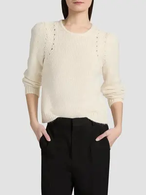 Ba&sh Belma Puff-sleeve Sweater