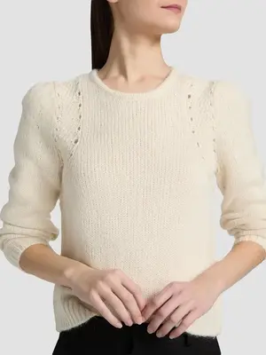 Ba&sh Belma Puff-sleeve Sweater