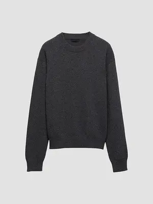 Prada Re-cashmere Crewneck Sweater - Grey