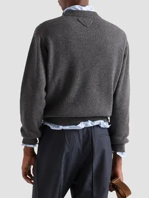 Prada Re-cashmere Crewneck Sweater