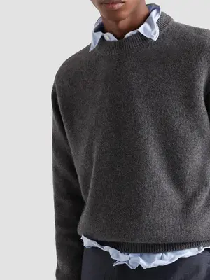 Prada Re-cashmere Crewneck Sweater