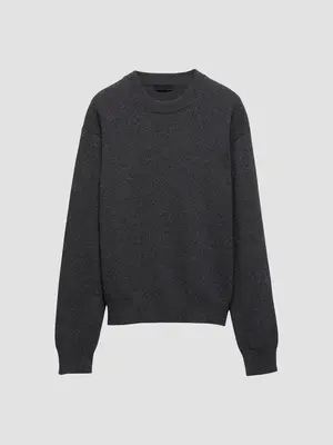 Prada Re-cashmere Crewneck Sweater - Grey