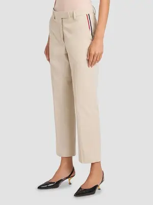 Thom Browne Cotton Cropped Trousers