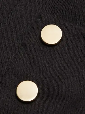 TOCCIN Georgia Cotton-blend Top - Jet