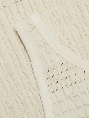 Nanushka Ainhoa Seersucker Tank Maxi Dress