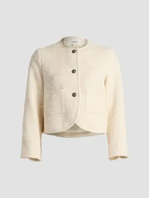 Ba&sh Alfie Textured Cotton-blend Jacket