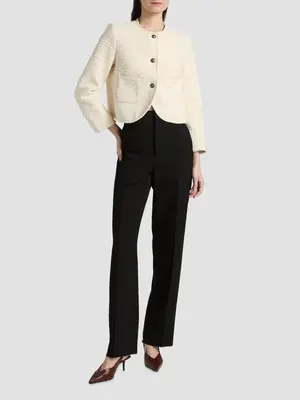 Ba&sh Alfie Textured Cotton-blend Jacket