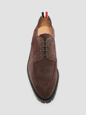 Thom Browne Suede Apron Stitch Derbys