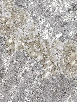 Pamella Roland Embellished Strapless Column Gown