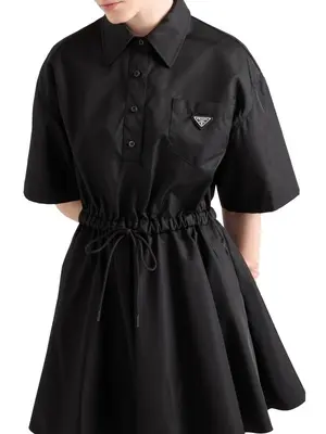 Prada Short-sleeved Re-nylon Dress