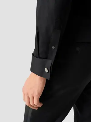 Eton Slim-fit Plissé Bib Tuxedo Shirt