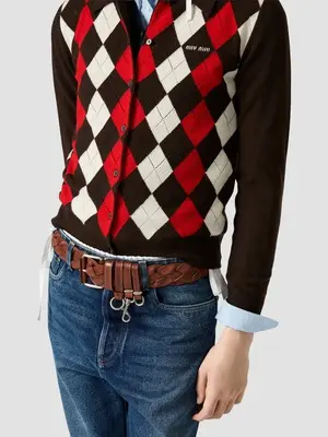 Miu Miu Cashmere Cardigan - Brown