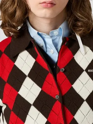 Miu Miu Cashmere Cardigan - Brown