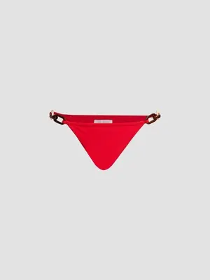 Ramy Brook Odetta Bikini Bottom - Flame