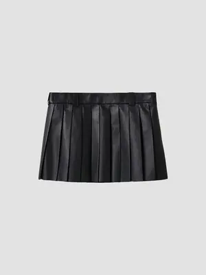 Miu Miu Nappa Leather Skirt