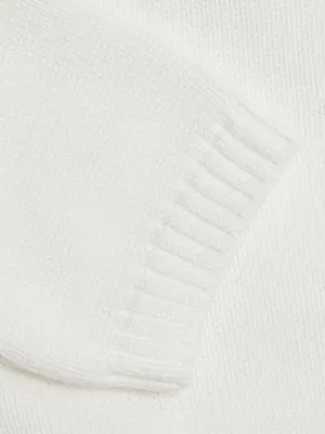 TOCCIN Elsie Short-sleeve Cotton Sweater