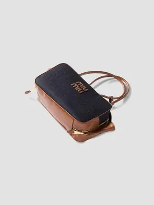 Miu Miu Beau Denim Top Handle Bag
