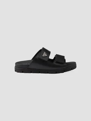 Prada Leather Strap Sandals