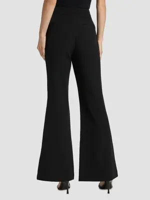 TOCCIN Gaia Suiting Flared High-rise Pants