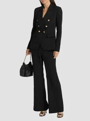 TOCCIN Gaia Suiting Flared High-rise Pants