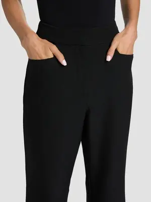 TOCCIN Gaia Suiting Flared High-rise Pants