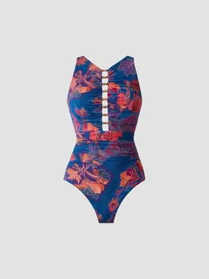 Miraclesuit Decoupage Swizzle Floral Swimsuit - Multi