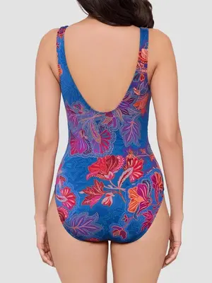 Miraclesuit Decoupage Swizzle Floral Swimsuit - Multi