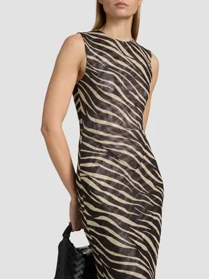 Ronny Kobo Krisa Striped Column Maxi Dress